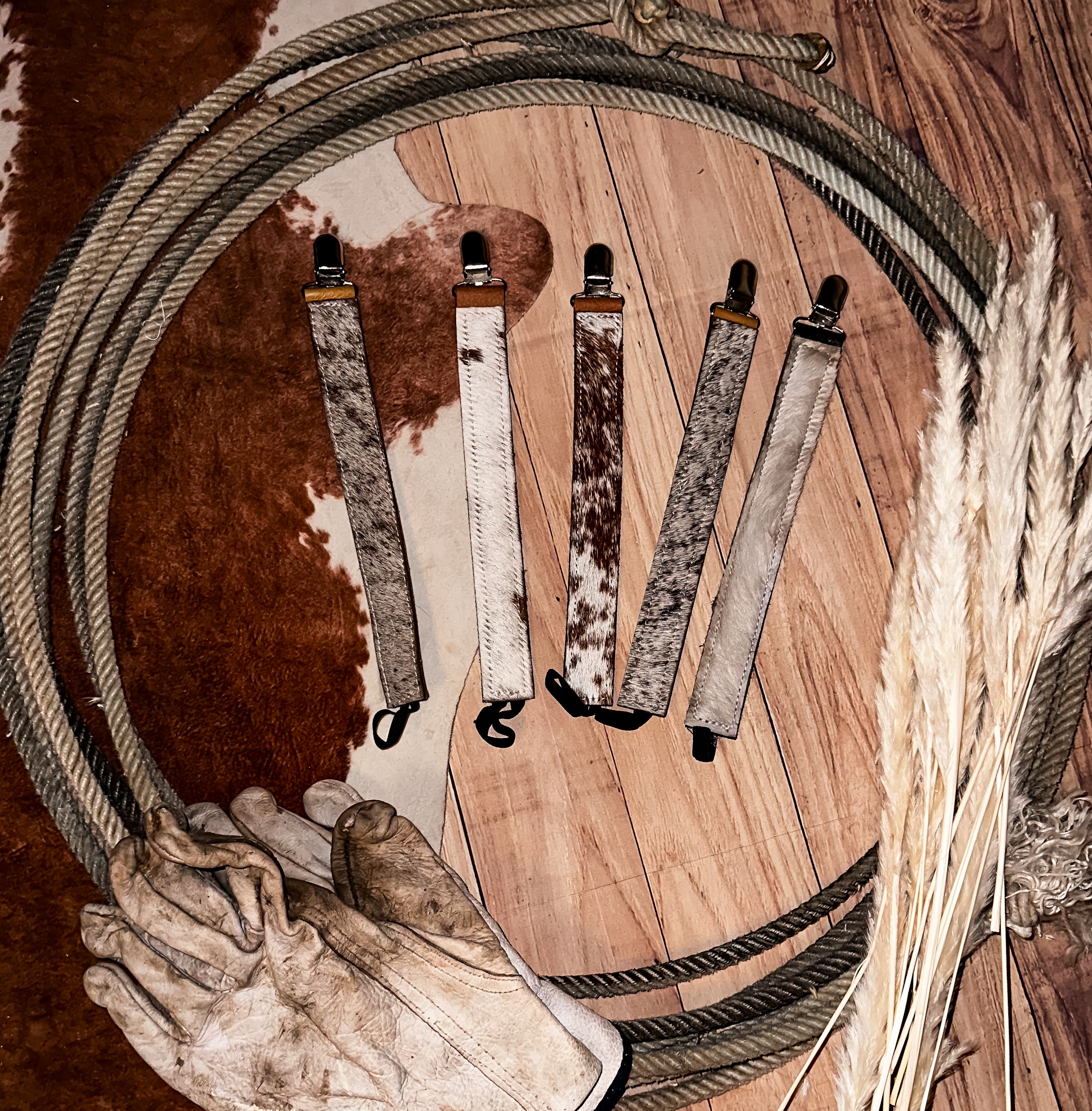 Cowhide Paci Clip – Littles SK Boutique