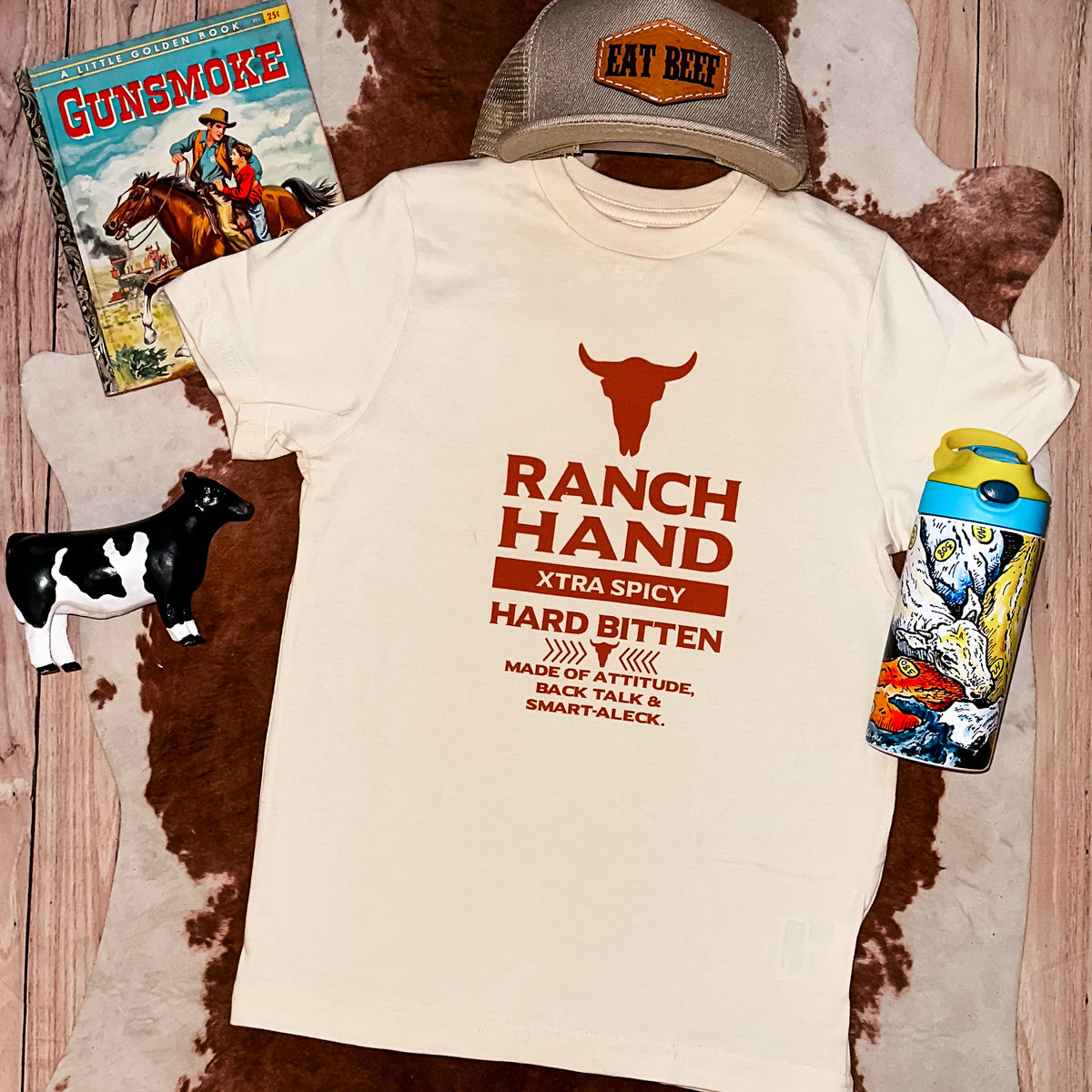 Extra Spicy Ranch Hand Short Sleeve Shirt – Littles SK Boutique